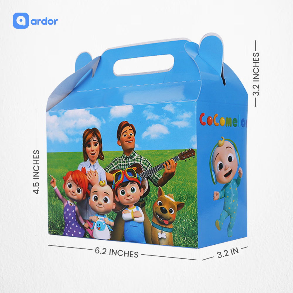 Pack of 10 Cocomelon Theme Goodie Boxes – ardor